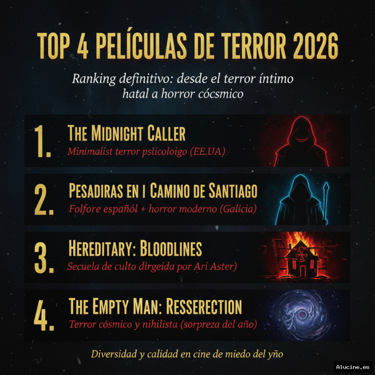 Las mejores películas de terror de 2026: ranking definitivo